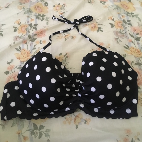 Victoria's Secret | Swim | Rare Victorias Secret Polka Dot Halter Bikini | Poshmark